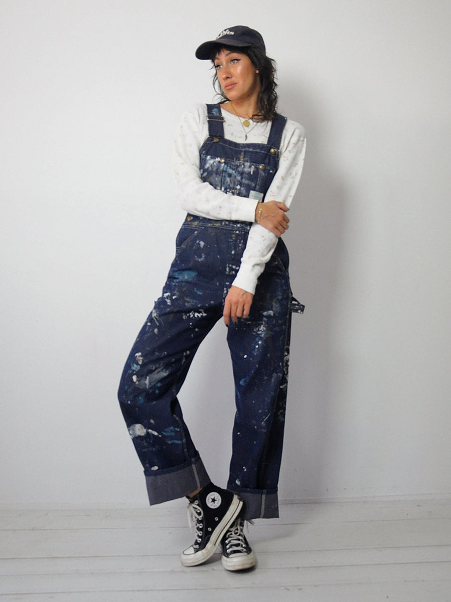 1960's Sears Painted Indigo Overalls – NOIROHIO VINTAGE