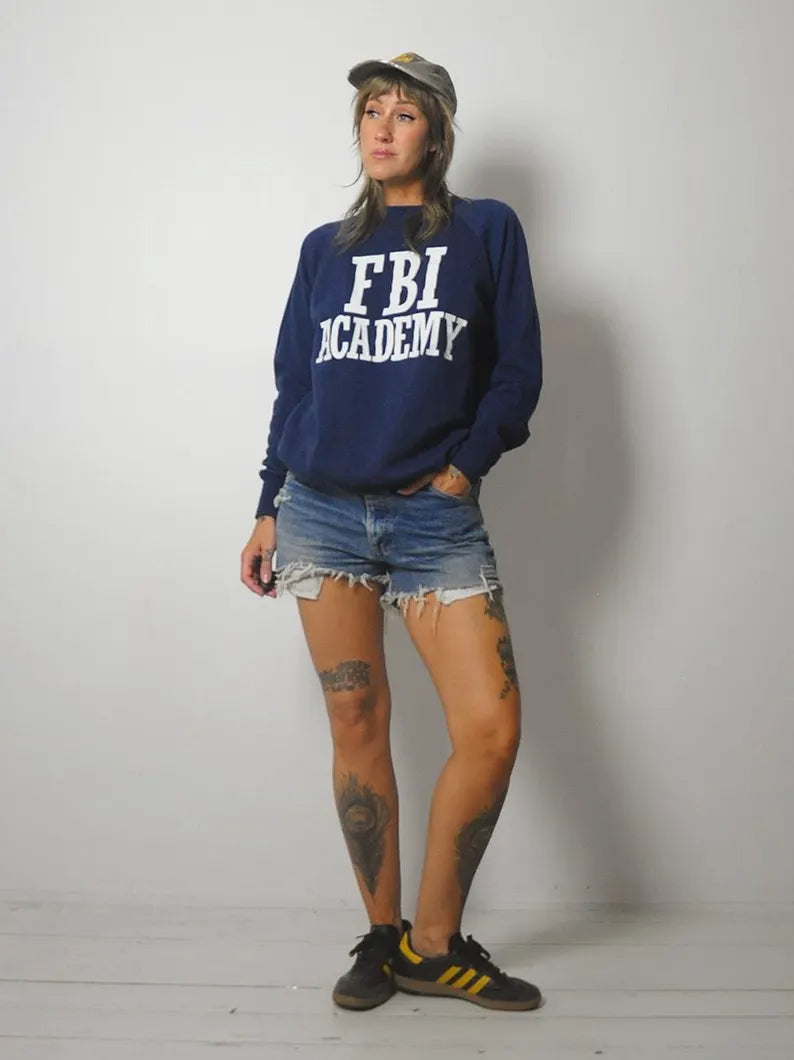 1980's FBI Academy Sweatshirt – NOIROHIO VINTAGE