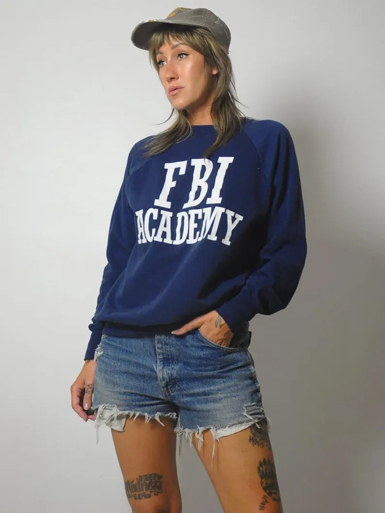 1980's FBI Academy Sweatshirt – NOIROHIO VINTAGE